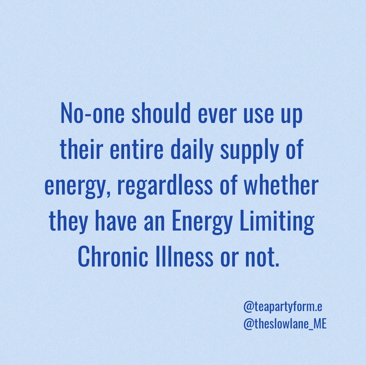 Don’t empty the tank! – 'M.E. myself and I' by Anna Redshaw