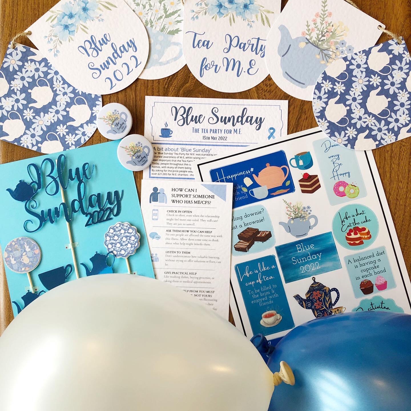 SOLD OUT – Fundraising Packs and Napkins Sets – 'M.E. myself and I' by ...